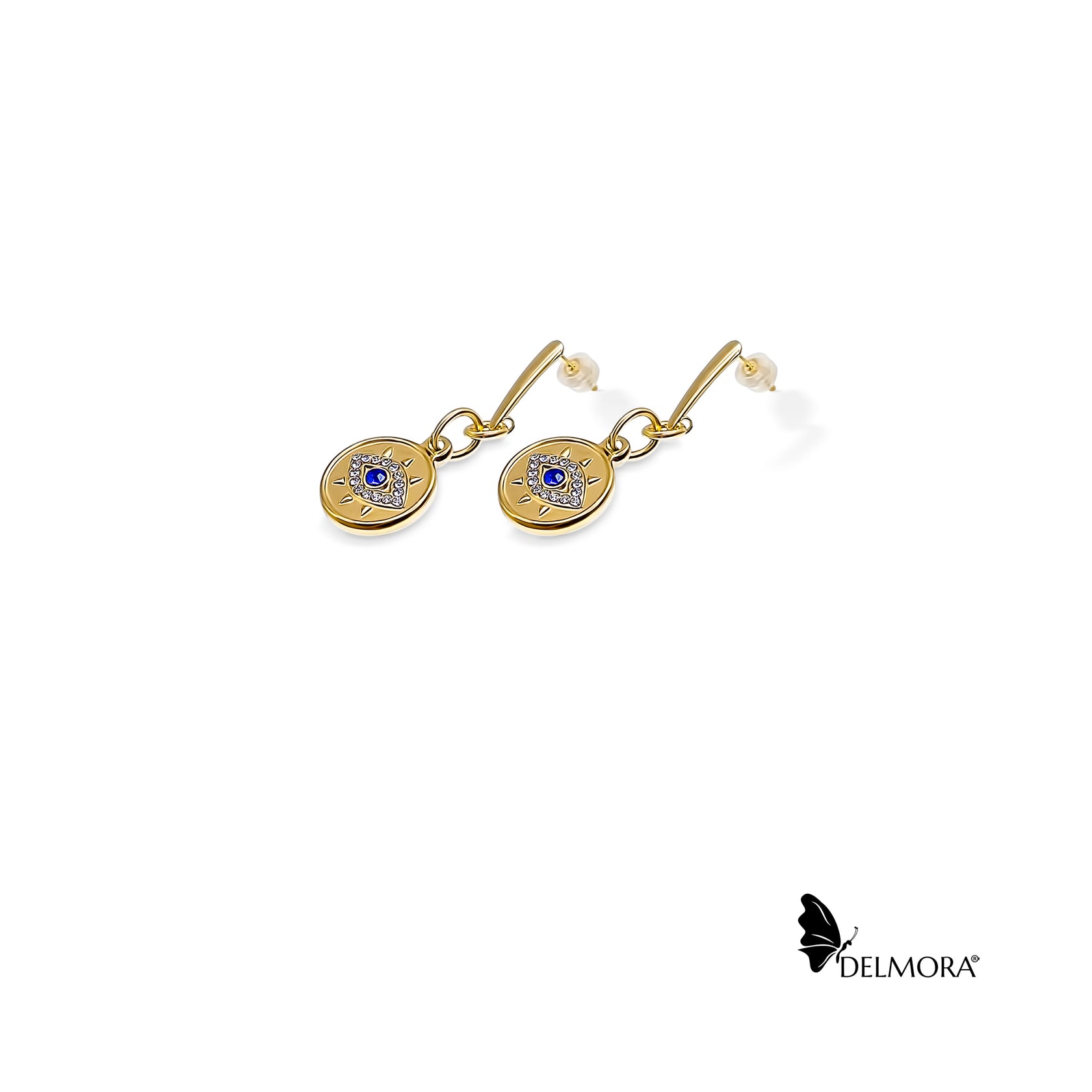 Sparkling-Blue-Evil-Eye-Set – DELMORA®- Jewellery & Accessories